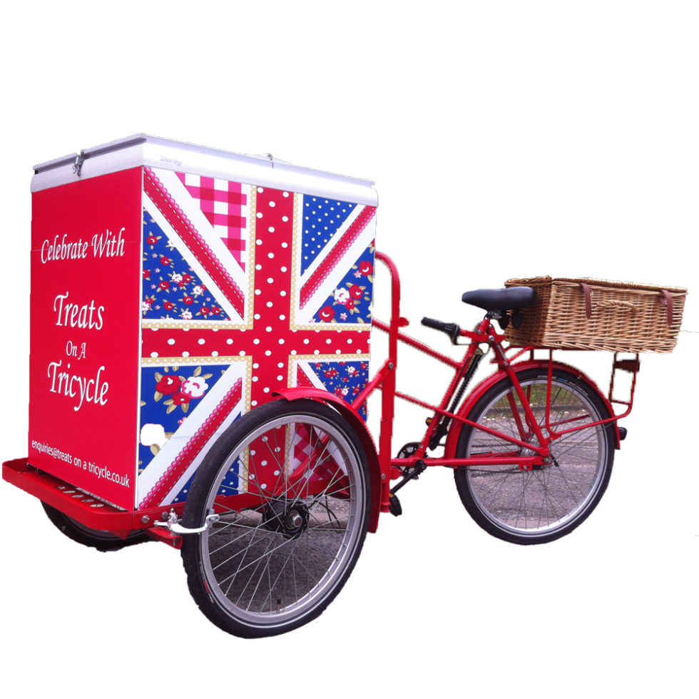 Treats on a Tricycle. Traditional Ice Cream Tricycles